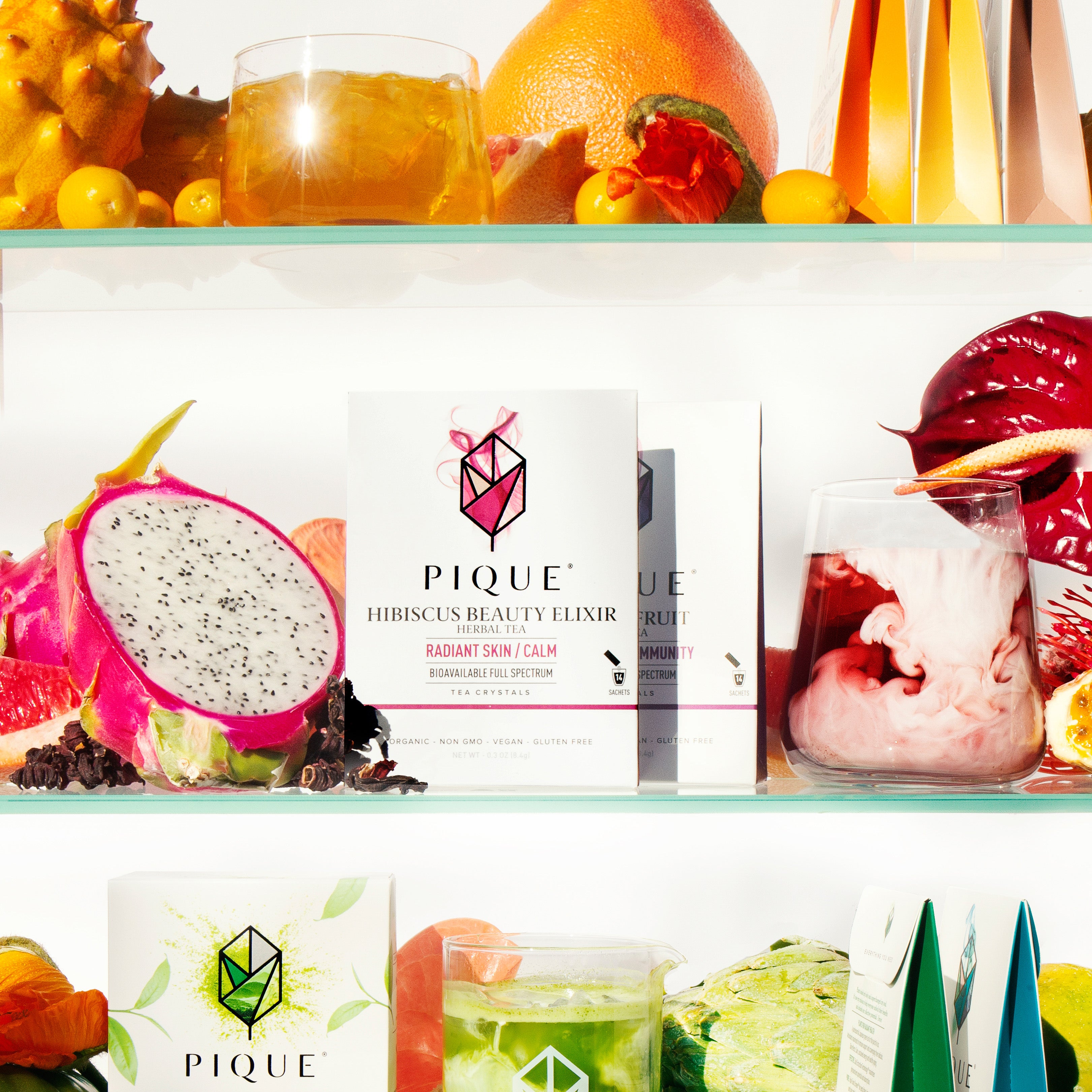 Hibiscus Beauty Elixir | Organic Hibiscus Tea | Pique Tea