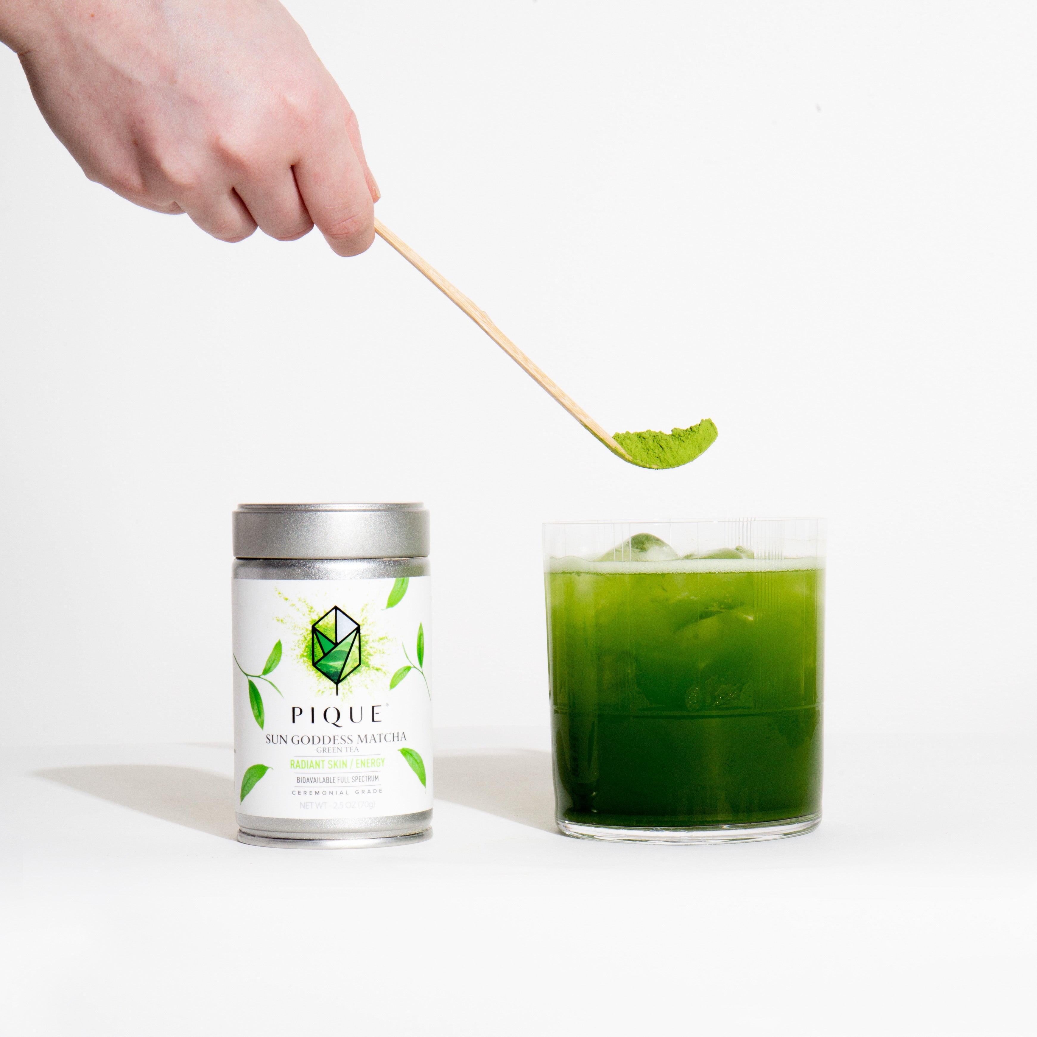 Sun Goddess Matcha Tea Tin | Organic Ceremonial Grade Matcha | Pique